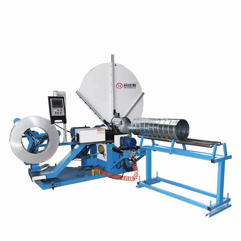 Máquina para fabricar tubos en espiral de conducto redondo HVAC 1,5 ...